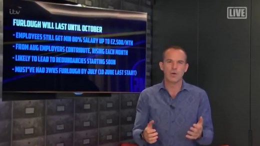 Martin Lewis warns of redundancies due to furlough policy