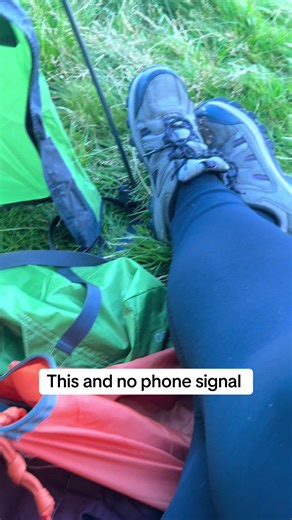 Sometimes this is all you need 🥾#hiking #mountains #wildcamping #outdoors #adventure