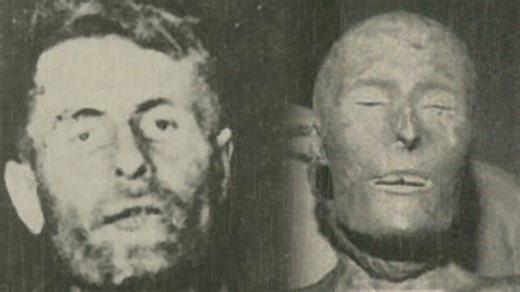 The bandit who became a mummy on display