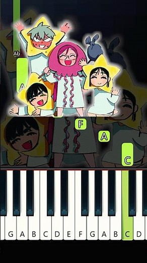 bon bon Jellyfish Planet (VIVINOS) - ALIEN STAGE Part.2)(EASY Piano Tutorial)