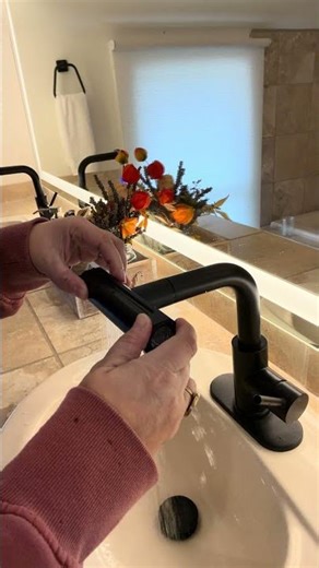 Bathroom faucet instructions