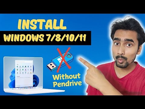 Install Windows 7/8/10/11 Without USB Pendrive & Without Losing Data.