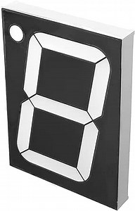 Othmro 1pcs Common Anode LED Display Digital Tube 1 Bit 7 Segment Black 10Pin with a Good Uniform Light Output