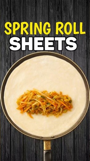 Spring Roll Sheets Recipe | Homemade Spring Roll Wrappers | Easy & Perfect