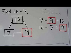 Grade 1 Math 5.6, Use related facts, add & subtract