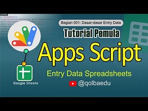 Basic Introduction to Data Entry/Input with Google Apps Script