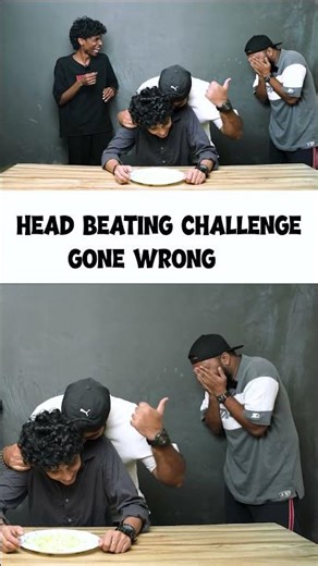 HEAD BEATING CHALLENGE GONE WRONG 🤣