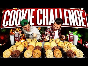 THE 84 MASSIVE COOKIES CHALLENGE | 25,000 Calories | Man vs. Food