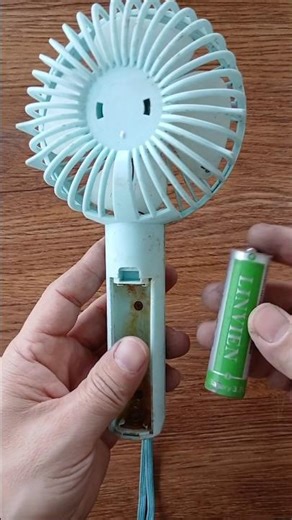 Check the old mini handheld fan to see if it still works and restore it.