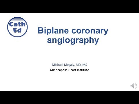 How to perform biplane coronary angiography?