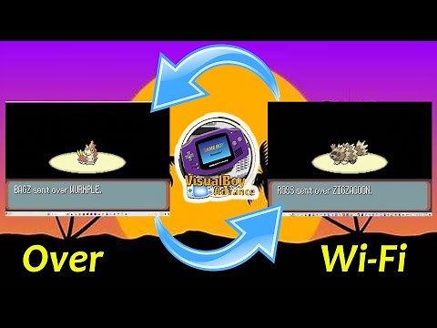 VBA-M Gameboy Advance Emulator How to Trade Pokemon and Link Multiplayer Games over Wi-Fi Tutorial