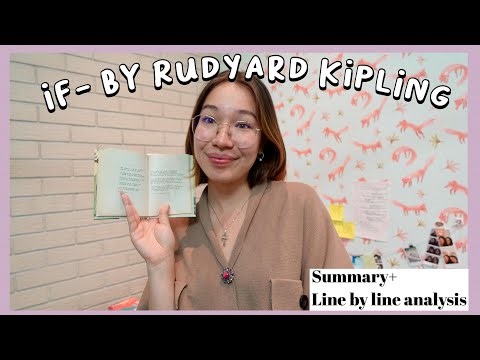 If- by Rudyard Kipling. Summary and line by line analysis. GCSE English Literature