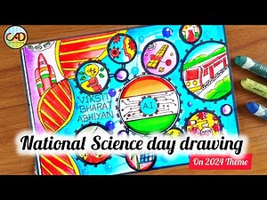 National Science Day Drawing/Science Day Poster/National technology day drawing#scienceproject
