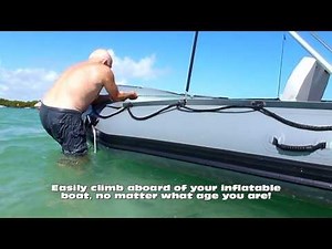 Inflatable Boat Swimming Ladder Only $29