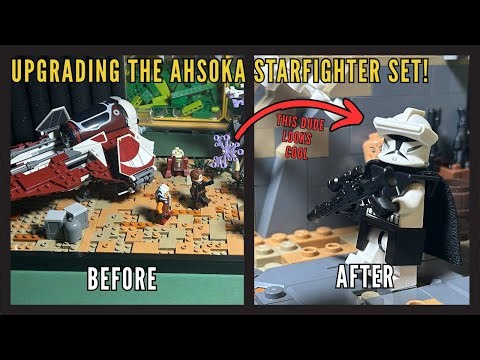 Upgrading the Lego Ahsoka Star Fighter Set - Lego Clone Wars MOC Showcase 2025