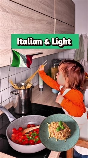 How 22-month-old Filip cooks the BEST pasta. 🍝 Serious focus only! Look at that technique. Even the noodle check was professional. 😎 👇 Recipe in comments!#montessori #pasta #easyrecipe #toddlerlife #cooking