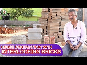 Constructing Home with Interlocking Bricks made with Mud and Cement in Ananthapur 🏡🍃Maa Nava Lokam