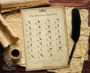 The Witches Alphabet Printable Pages. Pagan. Witchcraft. Book of Shadows. Grimoire. Instant Digital Download - Etsy