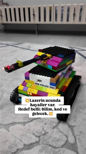 Robotik Kodlama Emir T HAS | 🚀 Arduino ve LEGO ile kendi tankımızı yaptık! 💡 LED farlar 🔴 Lazer hedefleme ⚙️ Tasarım + Hayal Gücü Küçük mühendisle büyük projeler... | Instagram