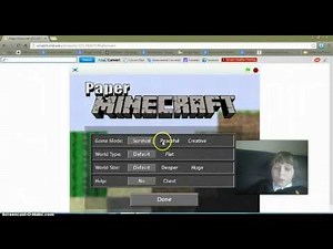 Paper minecraft 2d on scratch