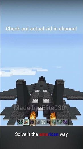 Minecraft Bedrock Guided Missile #shorts #commandblock