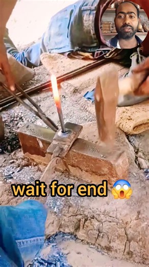 Red Hot Iron Turned Into Steel Magic 😱🔥