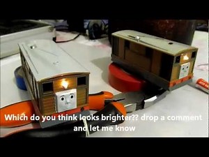 Trackmaster 2012 Toby working headlamp mod "HOW TO" guide.