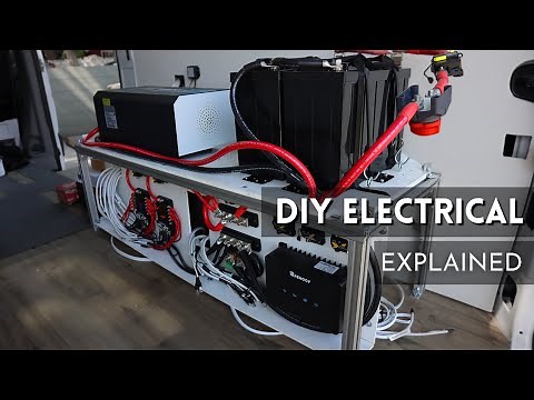 DIY Campervan Electrics | How We Installed Our Van Life Electrical System (with a wiring diagram!)