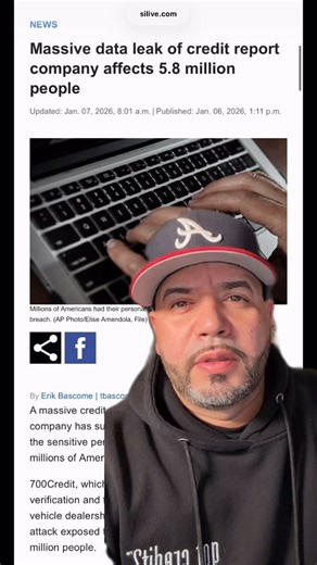 Jose Rodriguez - Credit Repair on Instagram: "A major credit report company just got hacked—5.8 million people had their Social Security numbers, birthdays, and addresses exposed 😳 If you’ve applied for a car loan or credit check at a dealership since May 2025, your info could be at risk. Now more than ever, credit monitoring, freezes, and protection plans are a must. Don’t wait until identity theft ruins your score. 📲 Comment “DELETE” if you want help locking your credit down and fixing any d