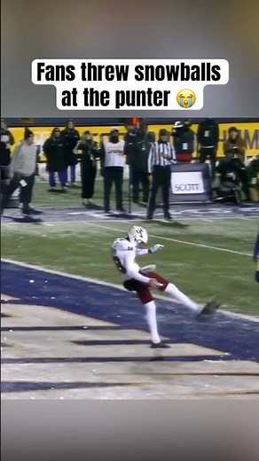 He shanked the punt too 😭