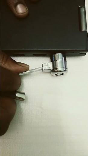 how to connect laptop locker 🔐