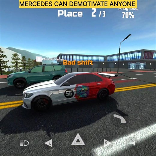 Mercedes Can Demotivate Anyone? #carsimulator2 #carsimulator2newupdatedownload #cargames