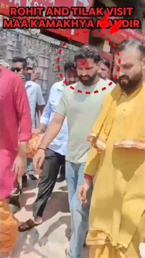 Rohit Sharma gye maa ka darsan ke lye match se pehle 🙏 #rohitsharma #cricketshorts