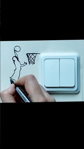See how light switches change shape with this simple and magical art