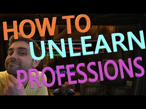 How to Unlearn Profession Classic TBC