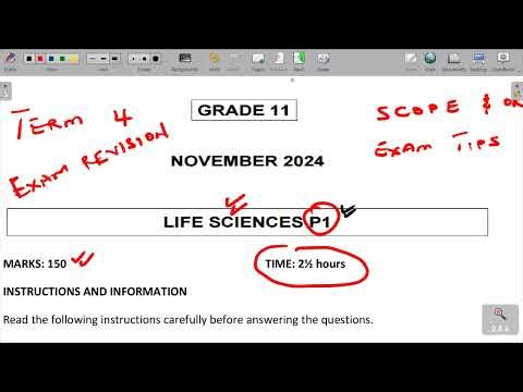 Life Sciences Grade 11 Term 4 - P1 Nov exam Guide