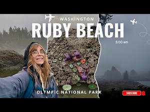 Most Magical Beach in Olympic National Park-Ruby Beach
