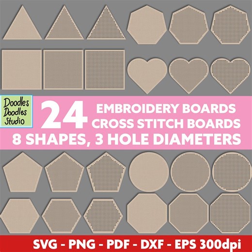 Cross Stitch Board SVG Laser Cut File (digital Download) - Etsy