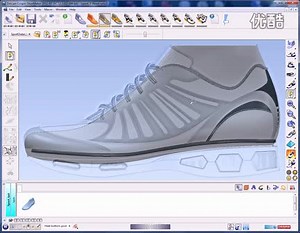 Delcam CRISPIN ShoeMaker运动鞋数字化3D设计3