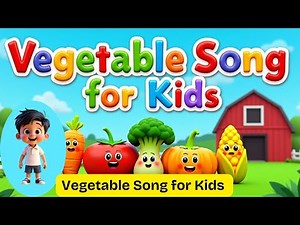 “Vegetable Song for Kids | Fun 3D Animated Learning with Carrot, Tomato, Potato & More!”