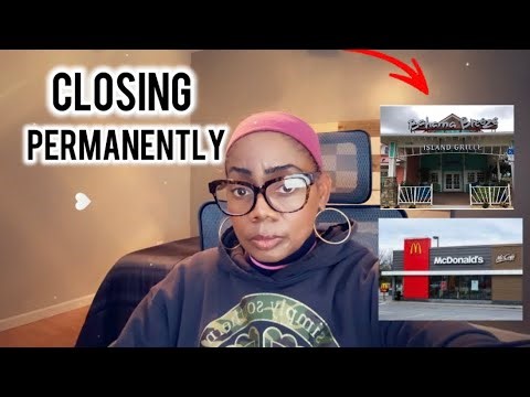 This is Not Good! CLOSING all Locations Permanently - McDonalds and More