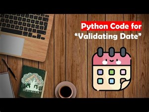 Learn Python in Tamil | How To Find Valid Date in Python | [TAMIL]