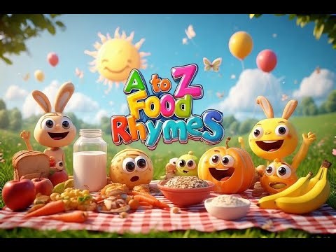 "ABC Food Phonics Song for Kids | A to Z Fruits & Vegetables Fun!"
