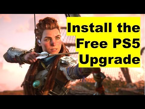 How to Install FREE PS5 upgrade for Horizon Forbidden West, Transfer Saves, Save $10, Delete PS4 Ver