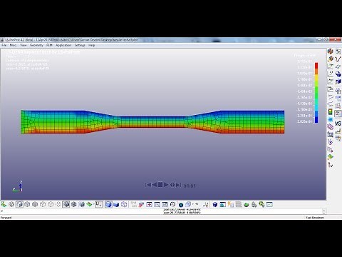 Ls-Dyna - Tensile Test (Implicit Analysis)