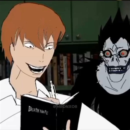 Ryuk reaction 😂 || #fananimation #deathnote #funny #anime