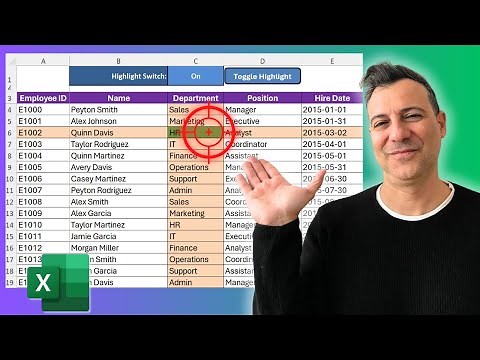 Excel Navigation Just Got Easier – Auto Crosshair Feature