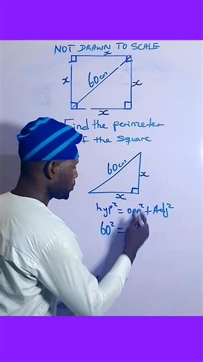 4.4K views · 91 reactions | Perimeter of a square #mathematics | Abayomi WAEC Maths Class | Facebook