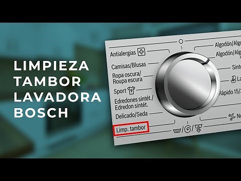 BOSCH SERIES 6 WASHING MACHINE DRUM CLEANING