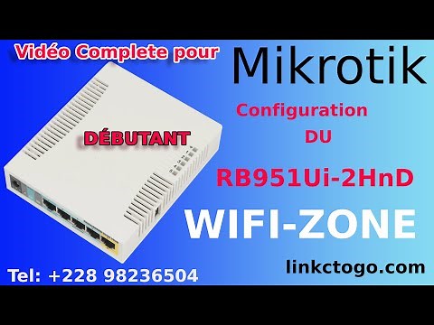 configuration du Mikrotik RB951 POUR WIFI ZONE